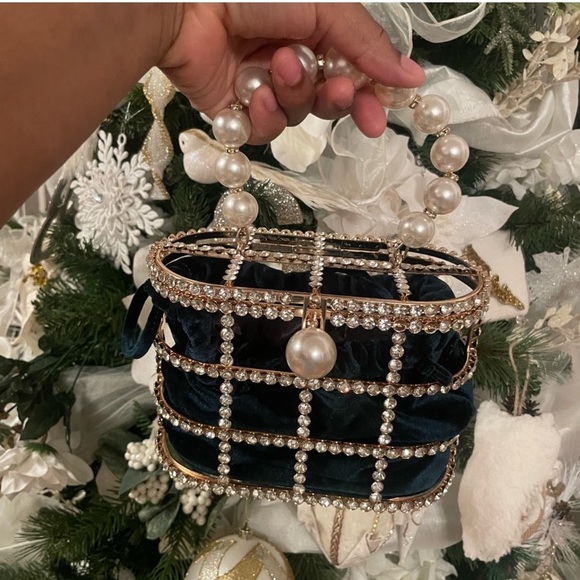 Bags | Emerald Jade Green Evening Purse Handbag | Poshmark